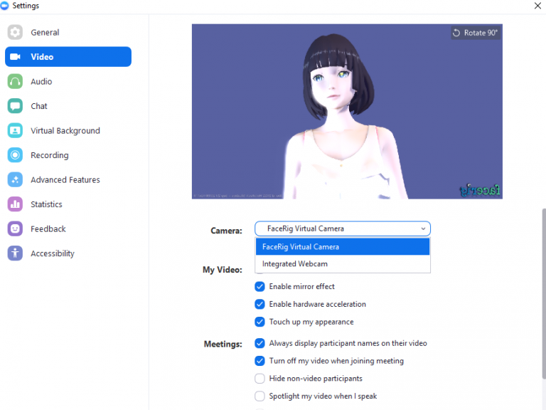 Using a Virtual Avatar in Zoom – Grant Jun Otsuki